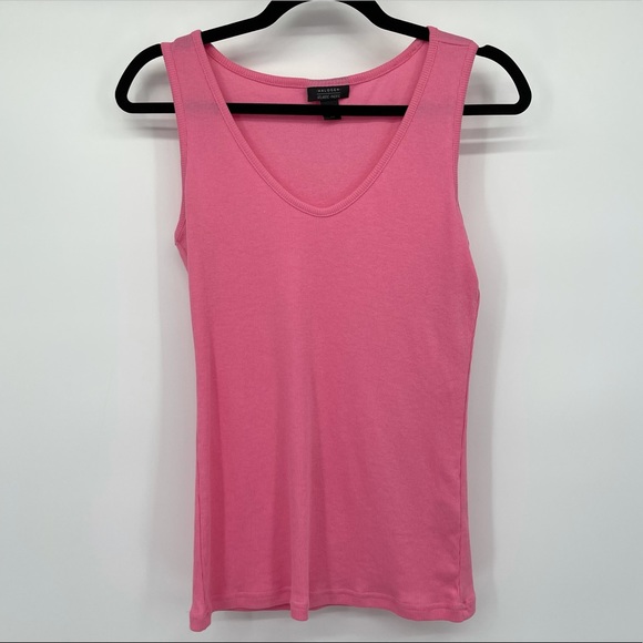 Halogen | Tops | Halogen X Atlantic Pacific Ribbed Tank Top Pink | Poshmark